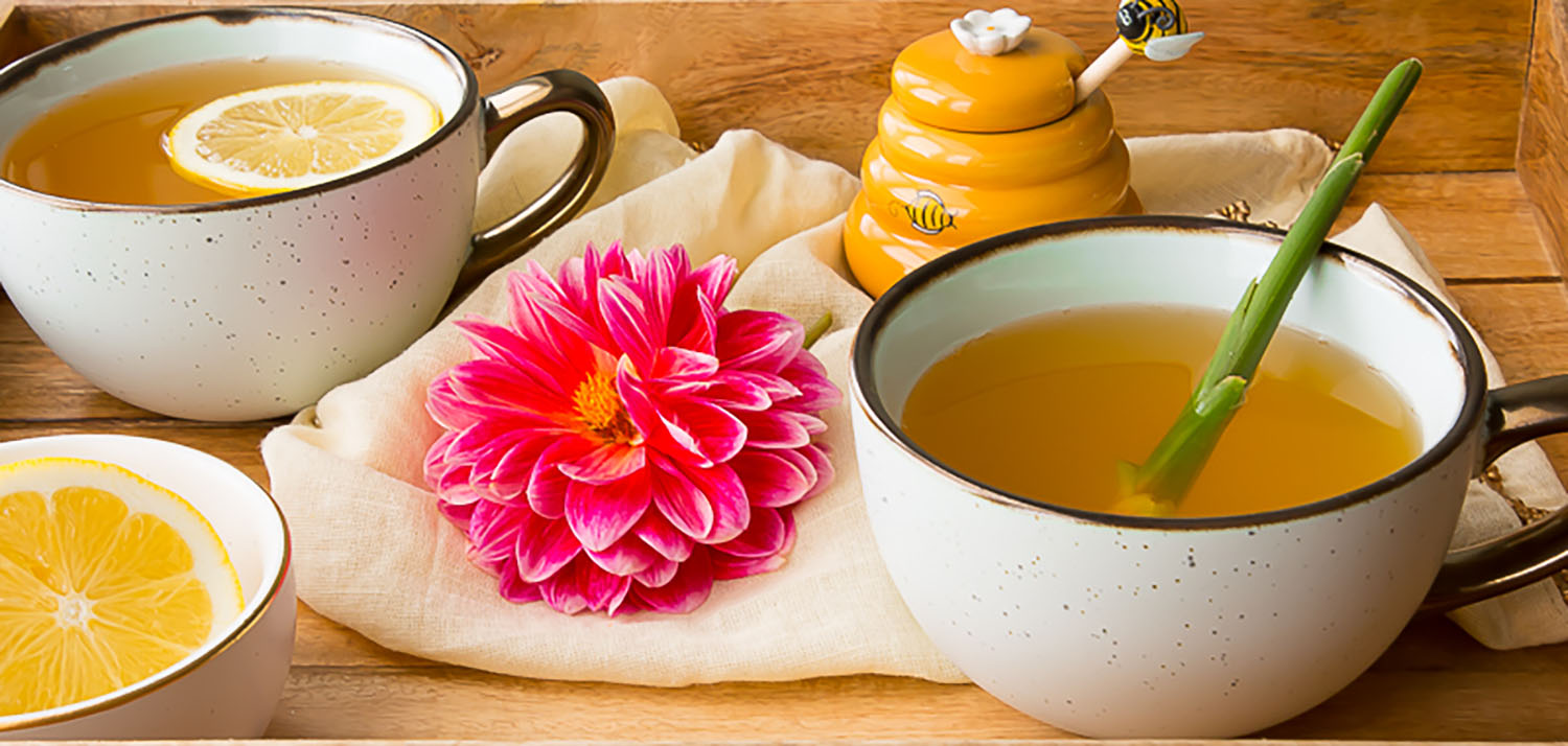 Get Well Tea Featuring Fresh Ginger Root - Deliciously Plated