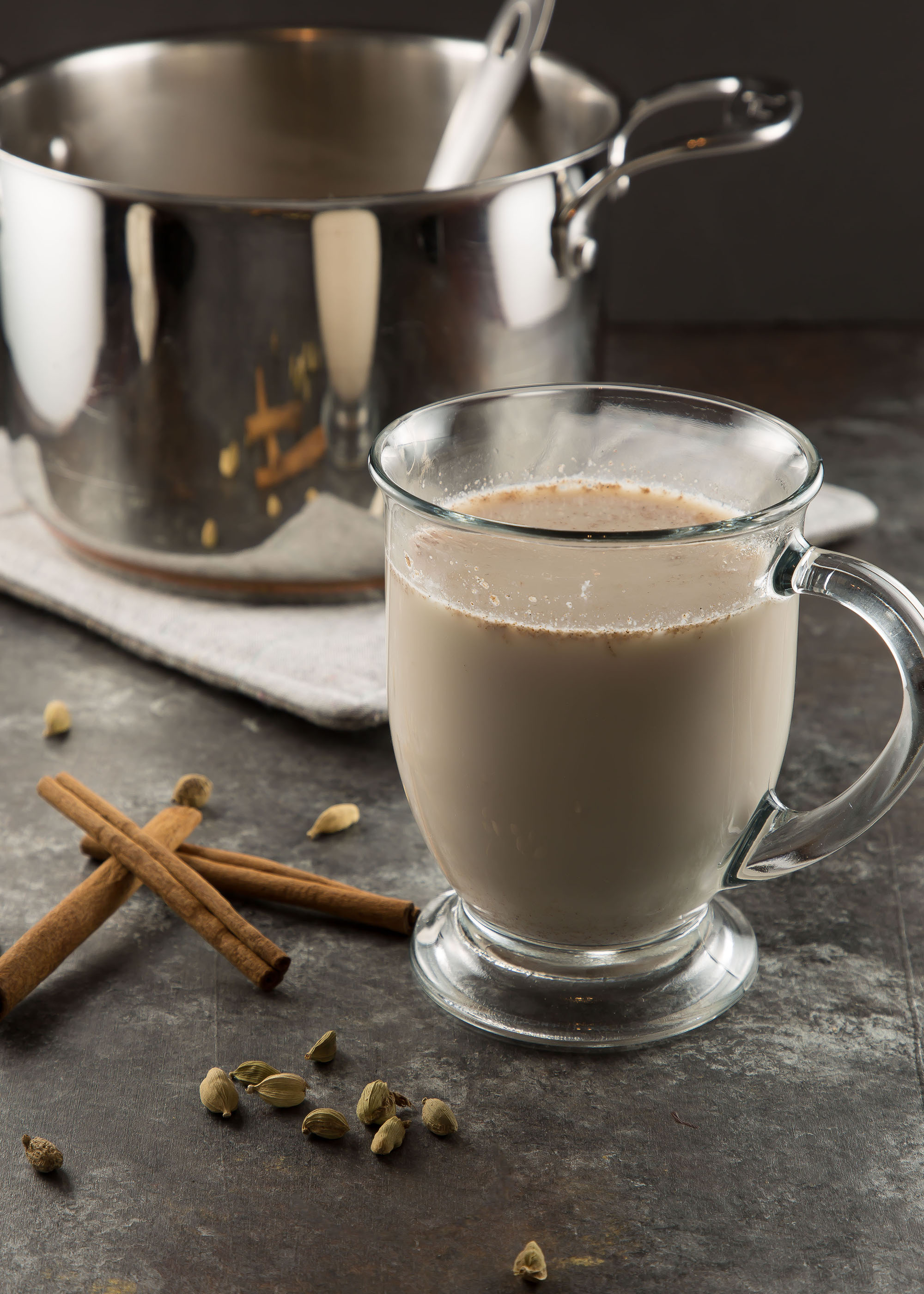 Cardamom Spiced Almond Milk - Deliciously Plated