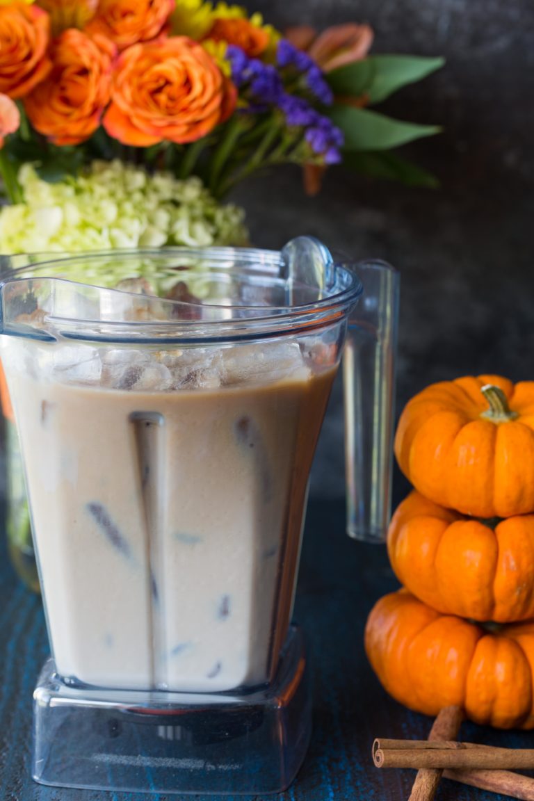 Fall's Signature Drink: The Pumpkin Spice Frappe - Deliciously Plated